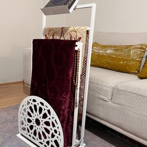 Elegant Handmade Metal Prayer Rug and Quran Stand-elegant Islamic ...