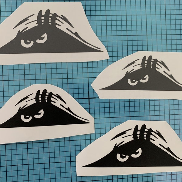 Peeking Monster - Etsy