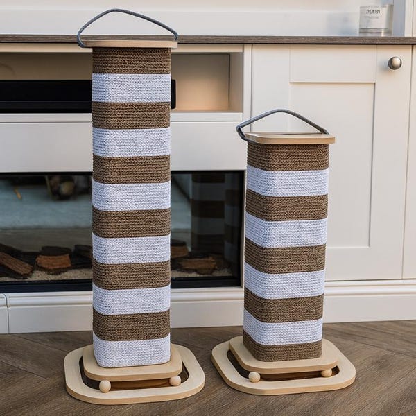 Cat Wooden Play Tower - Etsy UK