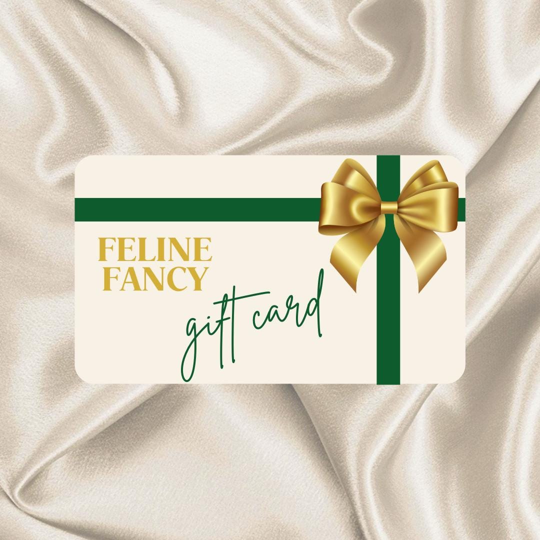 Feline Fancy Digital Gift Voucher - Etsy