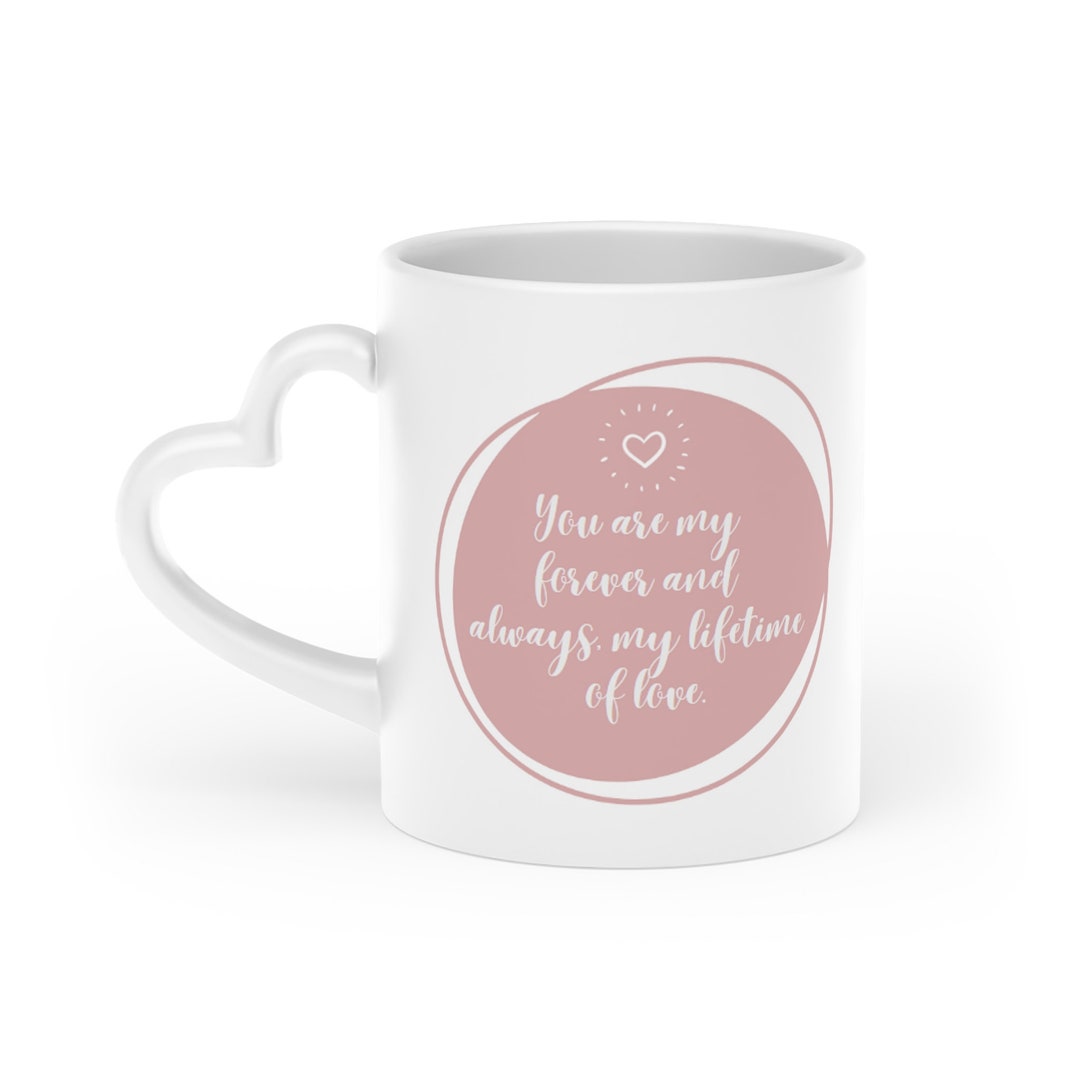 Heart-shaped Mug Self Love Affirmations Quotes Gift - Etsy
