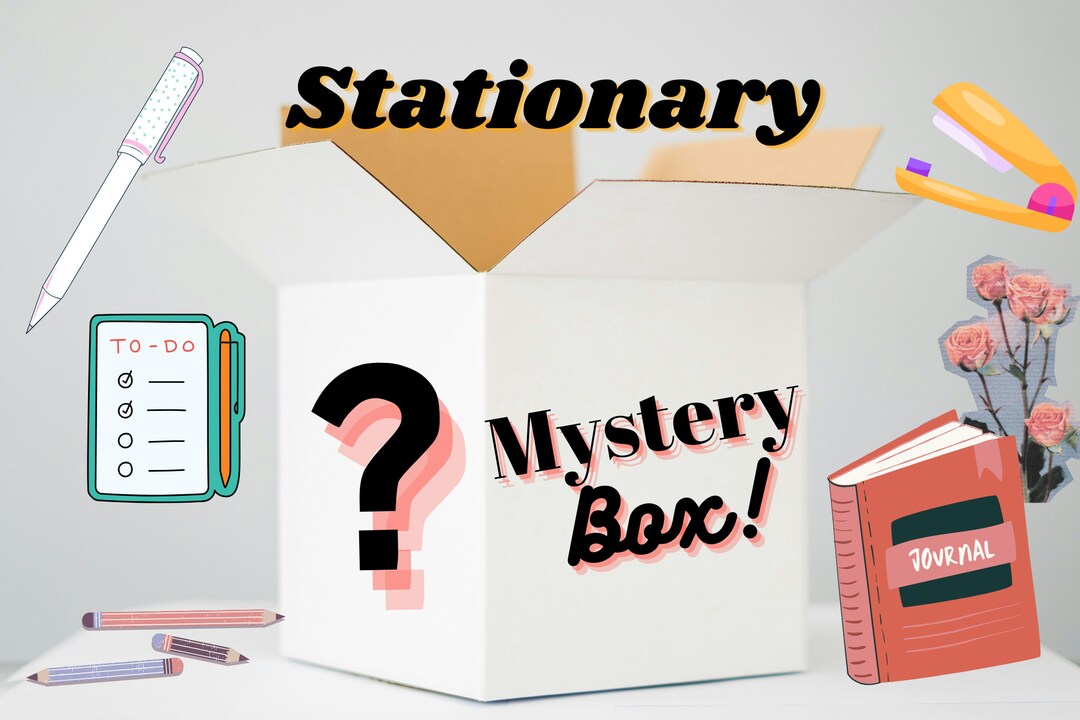 Stationary Mystery Box - Etsy