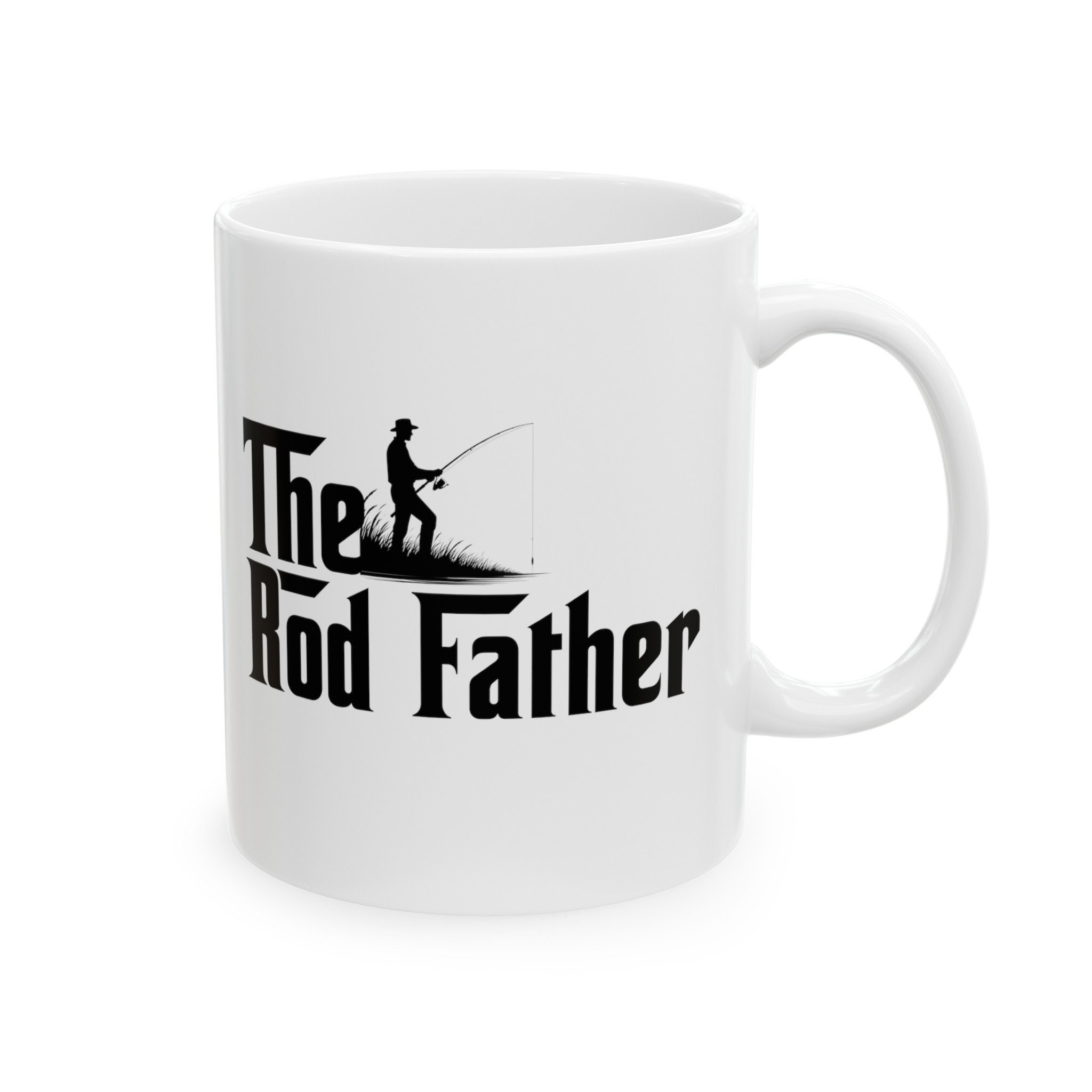 The Rod Father Ceramic Fathers Day Gift Birthday Mug 11 Oz - Etsy