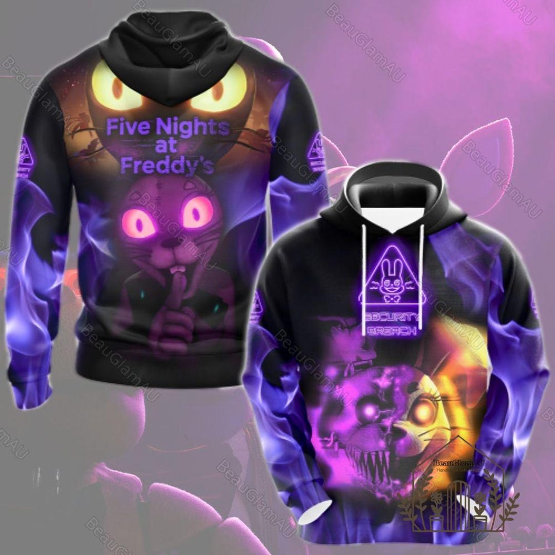 Halloween Five Nights at Freddy's Hoodie, Vanny Rabbit T-shirt, Five ...
