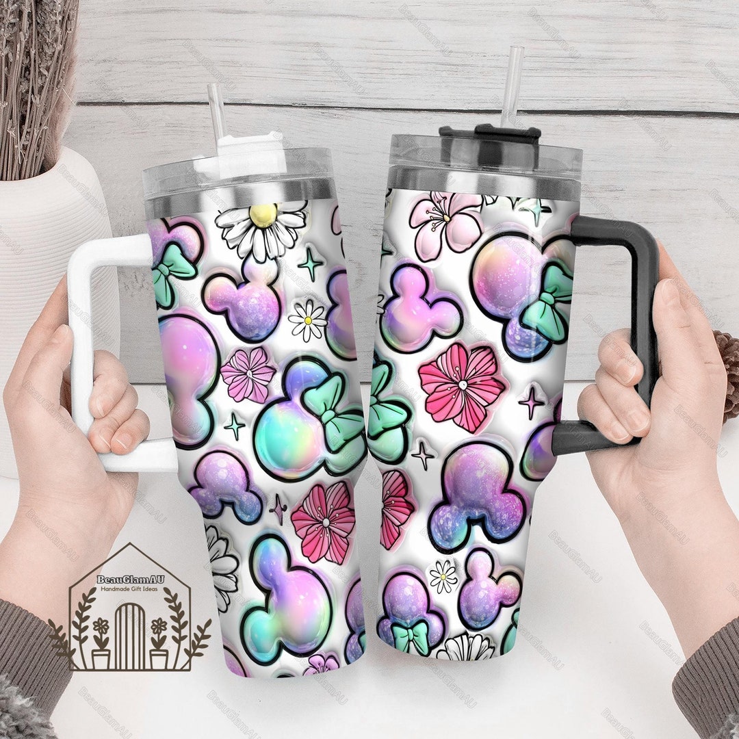 Mickey 3D Inflated Effect Printed Tumbler, Disney Tumbler Cup, Mickey ...