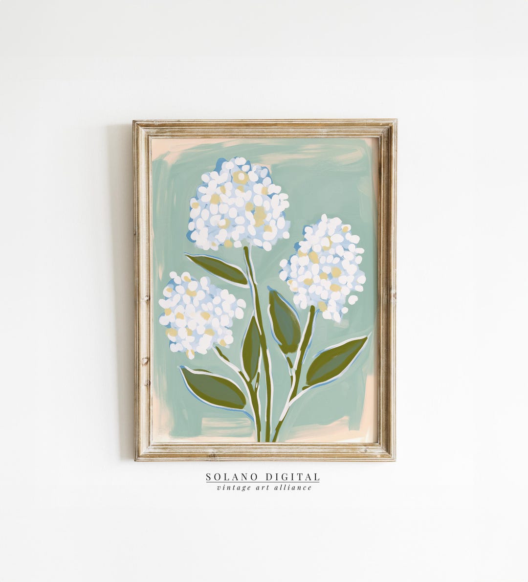 Modern Southern Floral Art Feminine Botanical Decor Digital Download ...