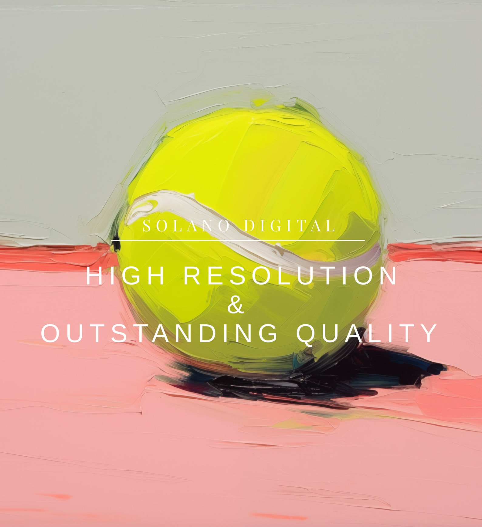 Tennis Ball Art Print Tennis Wall Art Tennis Ball Painting Tennis Decor ...