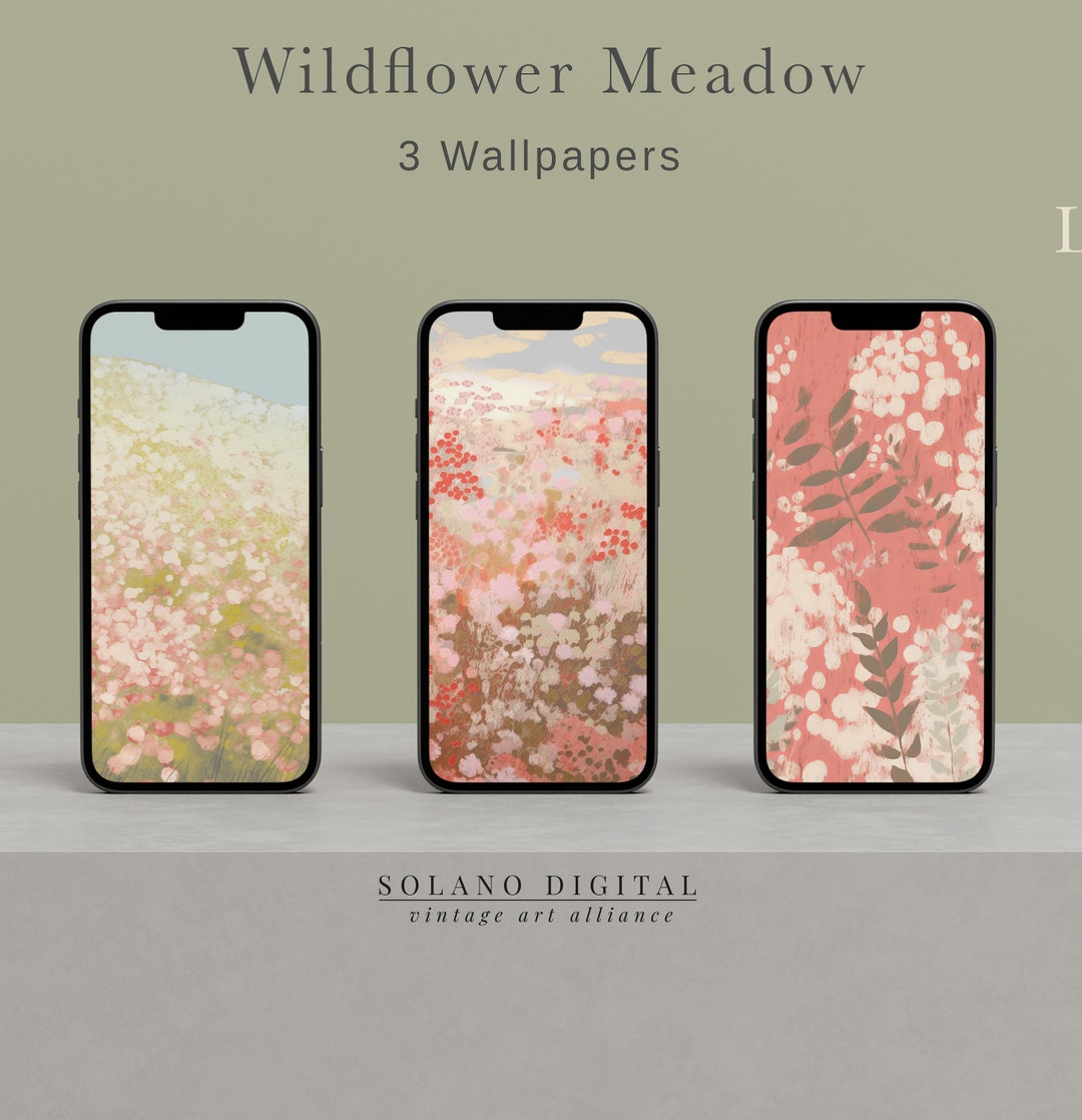 Downloadable iPhone Wallpaper Floral Spring Wildflower Abstract Ios ...
