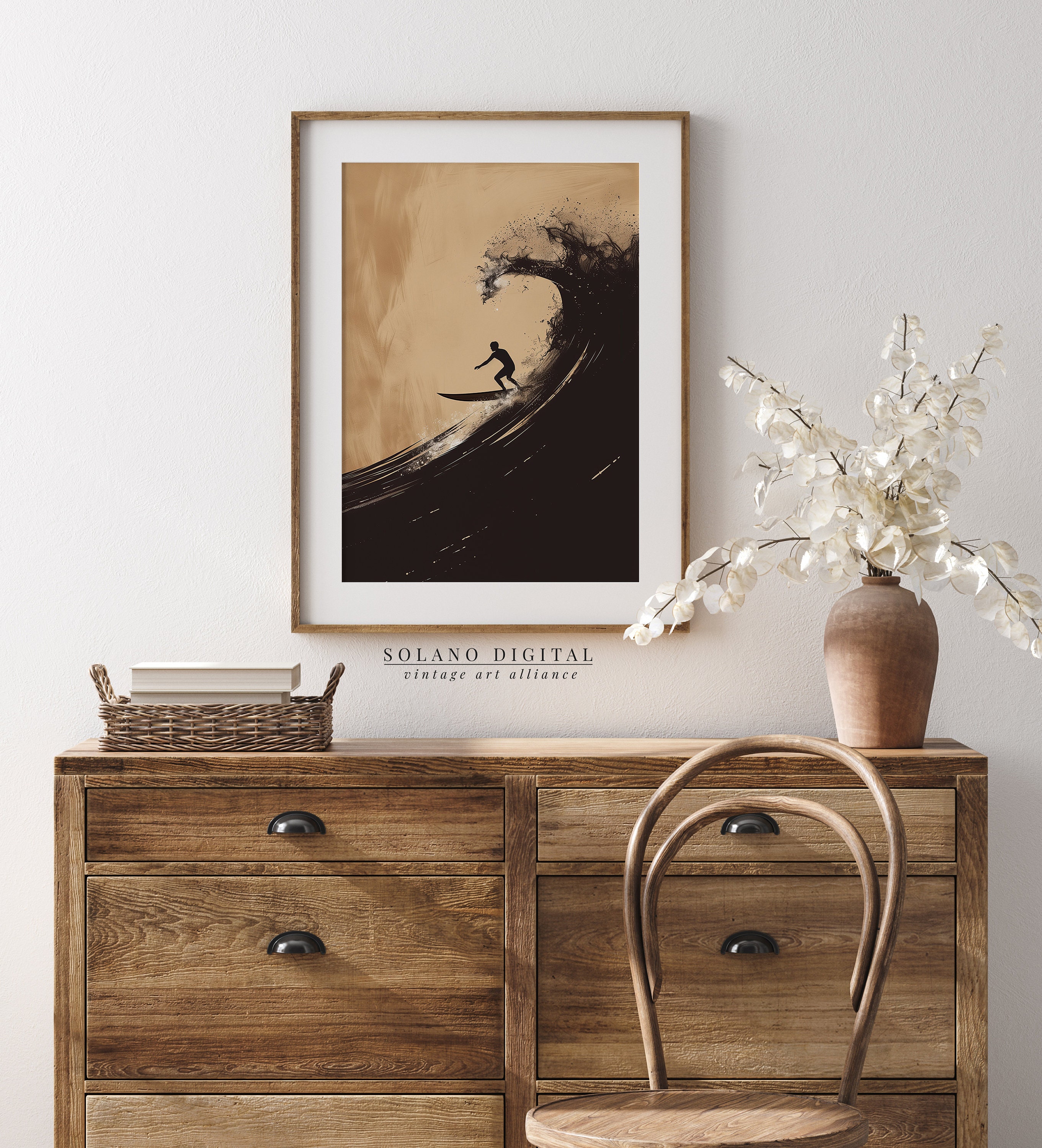 Surf and Sunset Print Beach Wall Art Surf Art Poster Surf Inspired ...