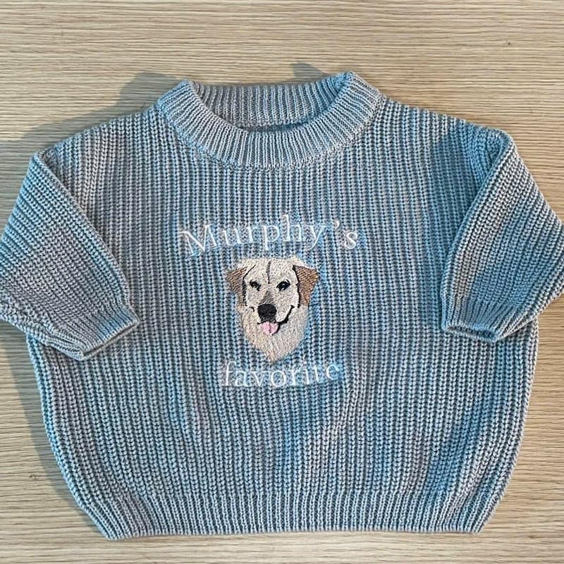 Dog Knitted Portrait - Etsy