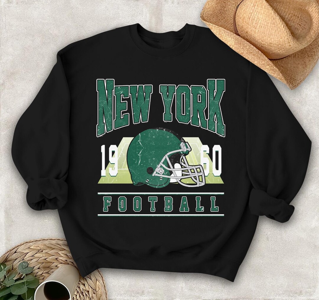 New York Football Retro 80s Vintage Style Crewneck Sweatshirt, New York ...