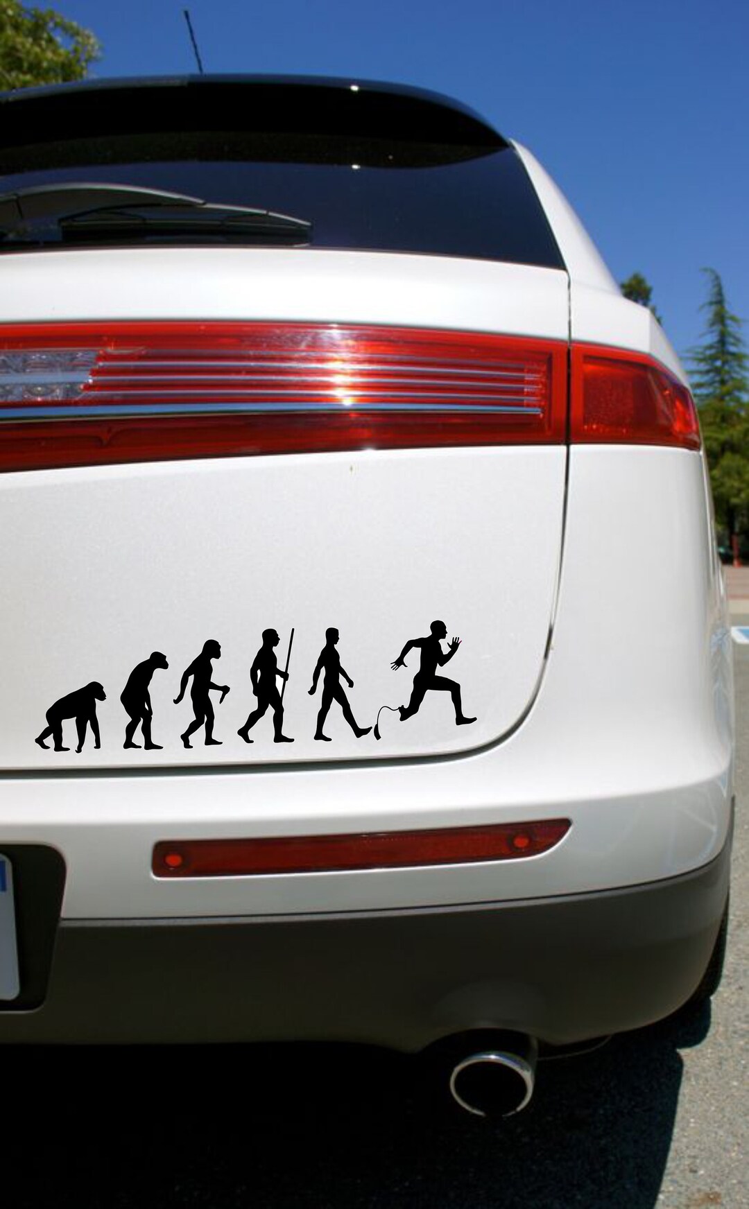 Amputee Evolution Amputee Life Blade Runner Cut Vinyl Sticker - Etsy