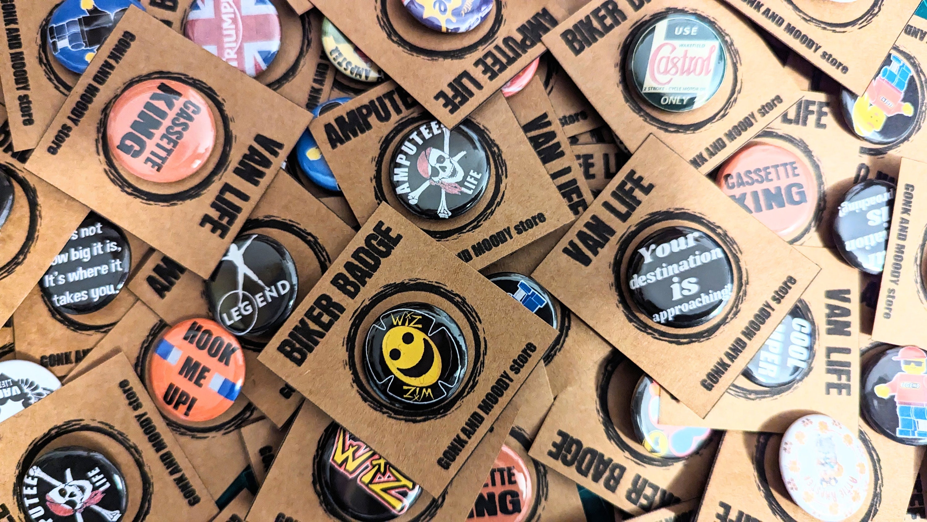 Van Life 'copilot' Campervan / Motorhome Drivers Mate Pin Back Button ...