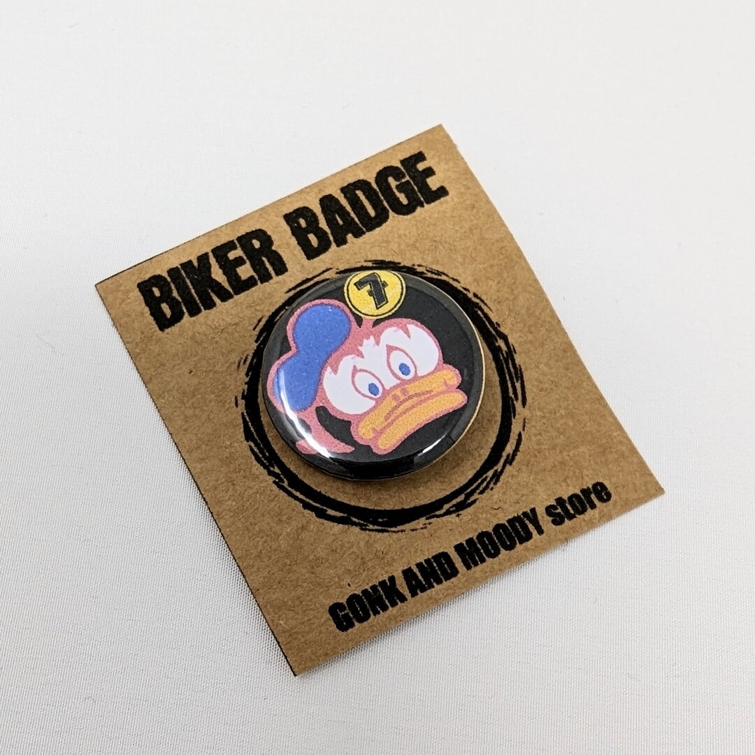 Barry Sheene Duck Motorcycle Racing Pin Back Button Badge - Etsy