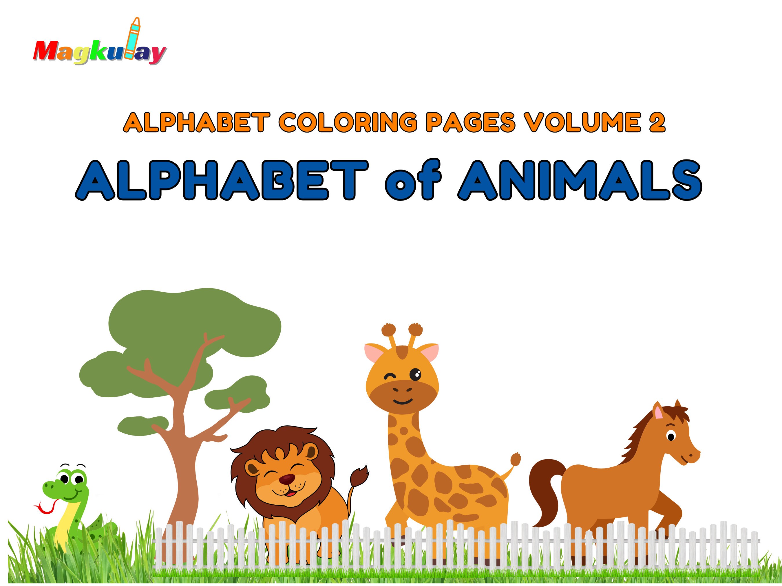 Kiddie Printable Abc Coloring Pages, Alphabet Animal Coloring Book for ...