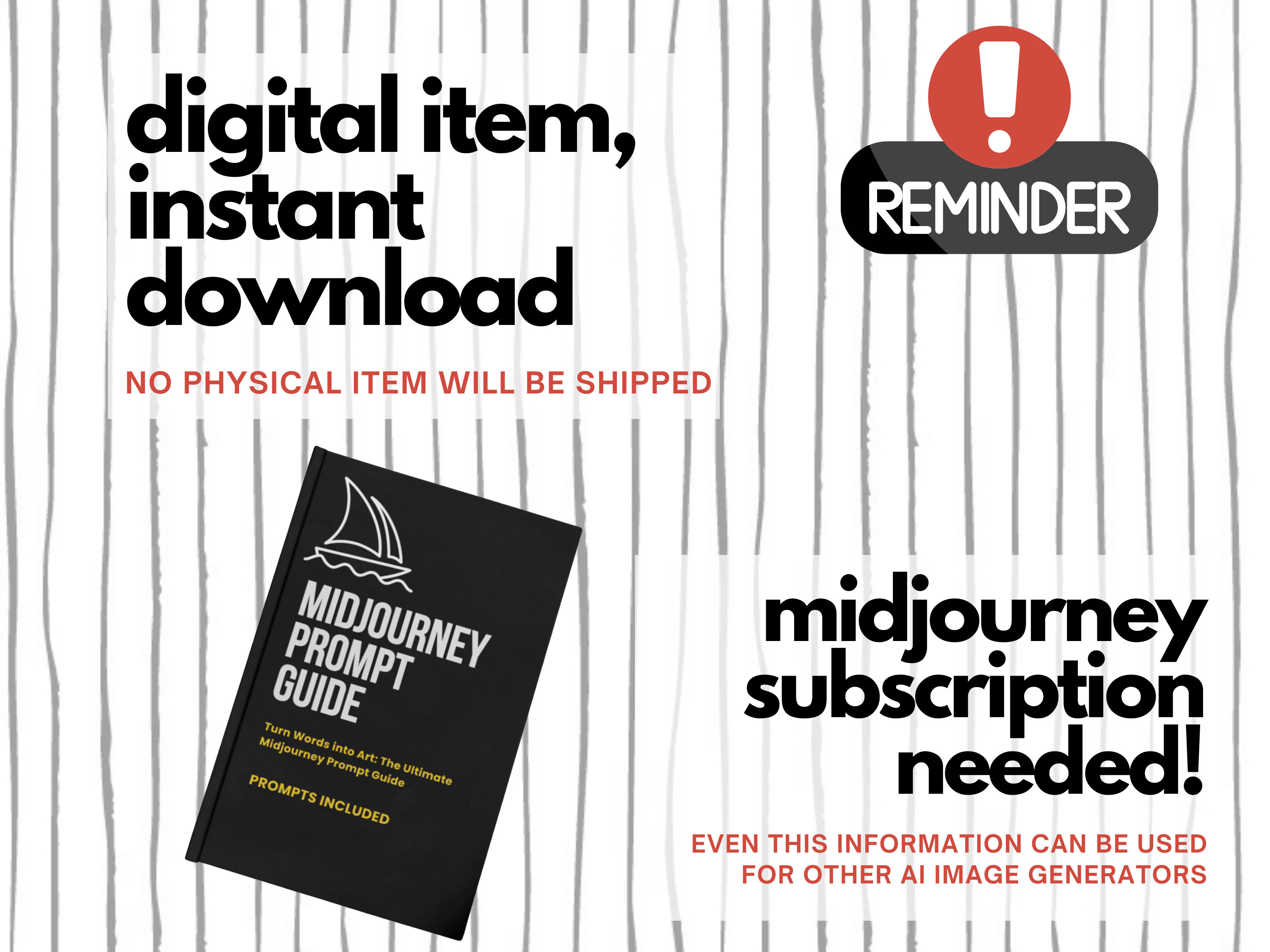 Midjourney Prompt Guide V6 - Etsy