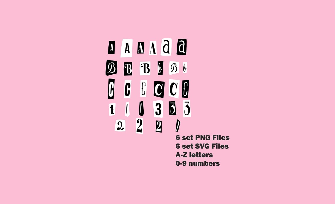 Burn Book Alphabet, Burn Book Letters, Burn Book Numbers, Cricut Cut ...