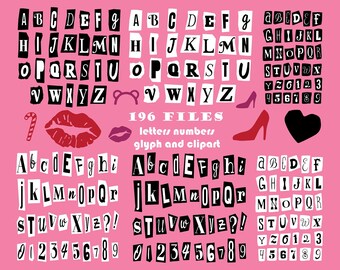 Mean Girls Alphabet SVG - Etsy