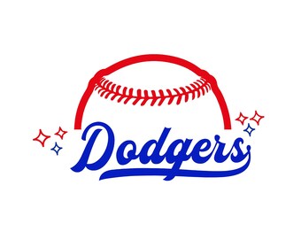 Stacked Dodgers PNG and SVG - Etsy