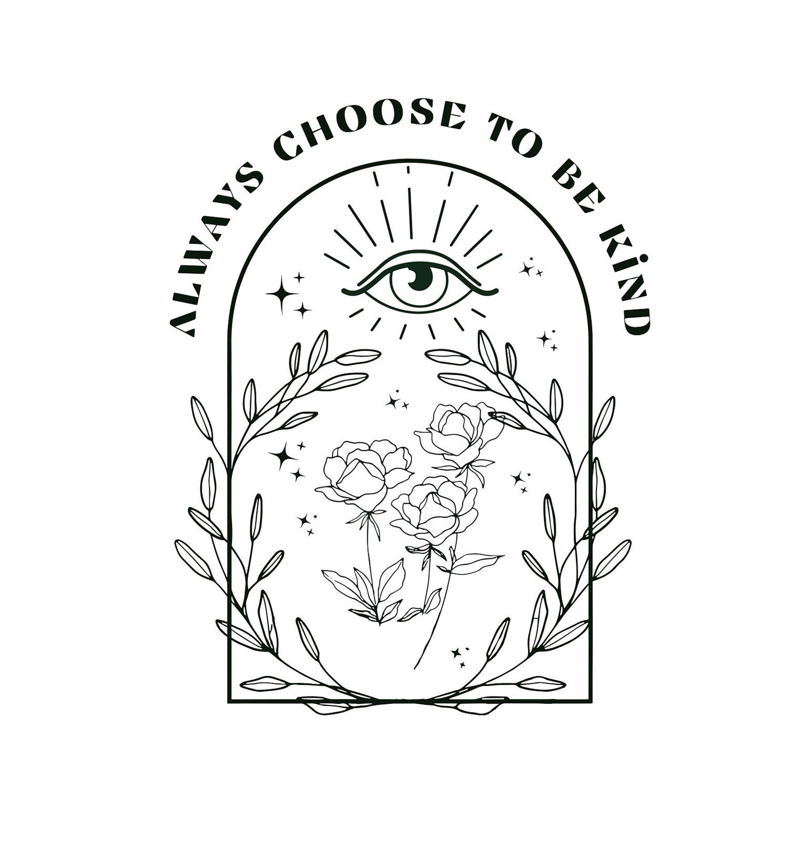 Kindness Svg, Always Choose to Be Kindn Cut File for Cricut or ...