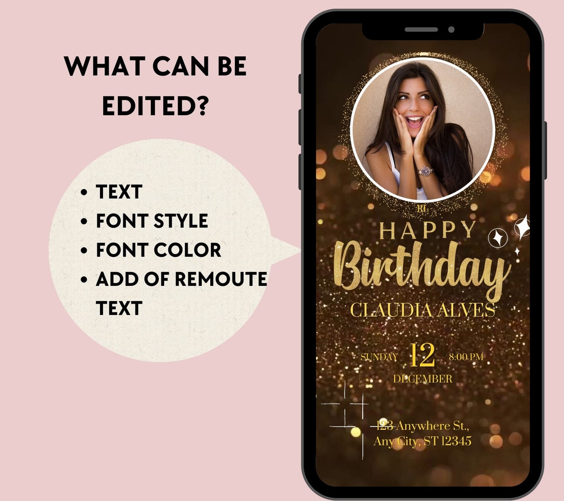 Happy Birthday Video Card- Animated Birthday Card, Birthday E-card ...