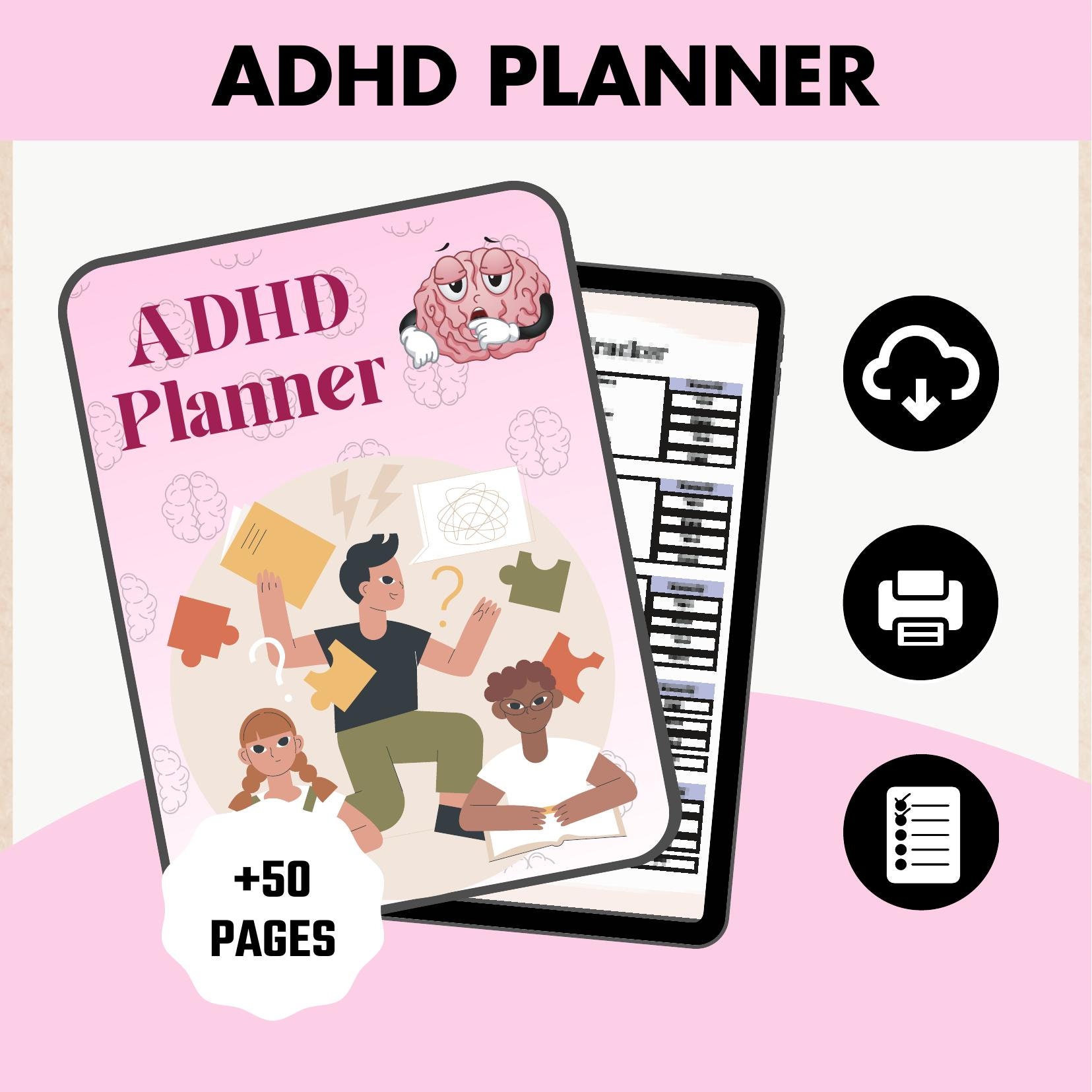 ADHD Digital Planner (made by an Adhder) for Ipad, Goodnotes + Android ...
