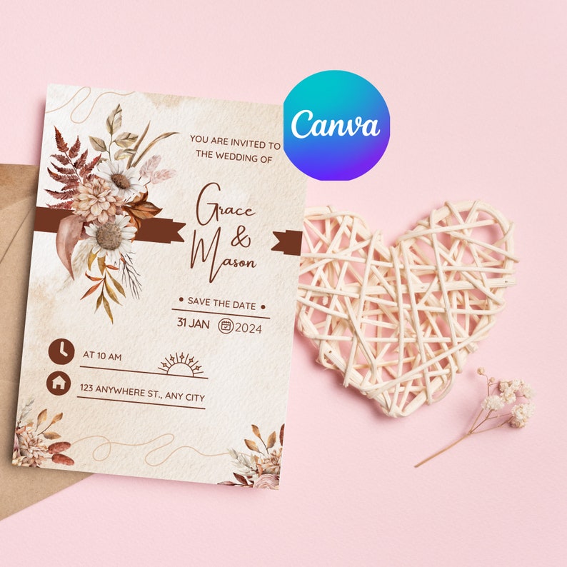 Neutral Wedding Invitation Set- Vellum Invitation, Ribbon Wedding ...