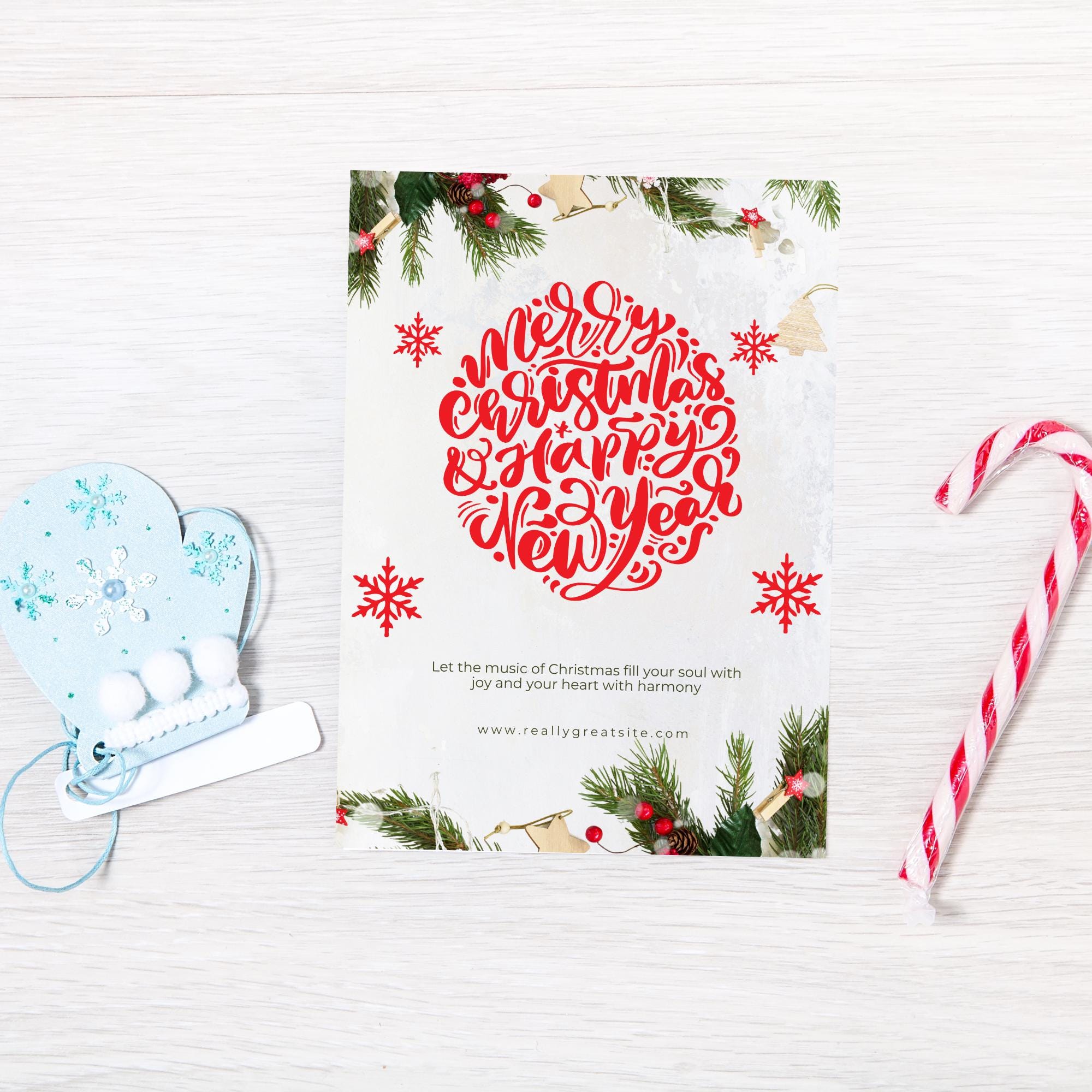 Personalized Christmas Invitation Template (digital Download) - Etsy