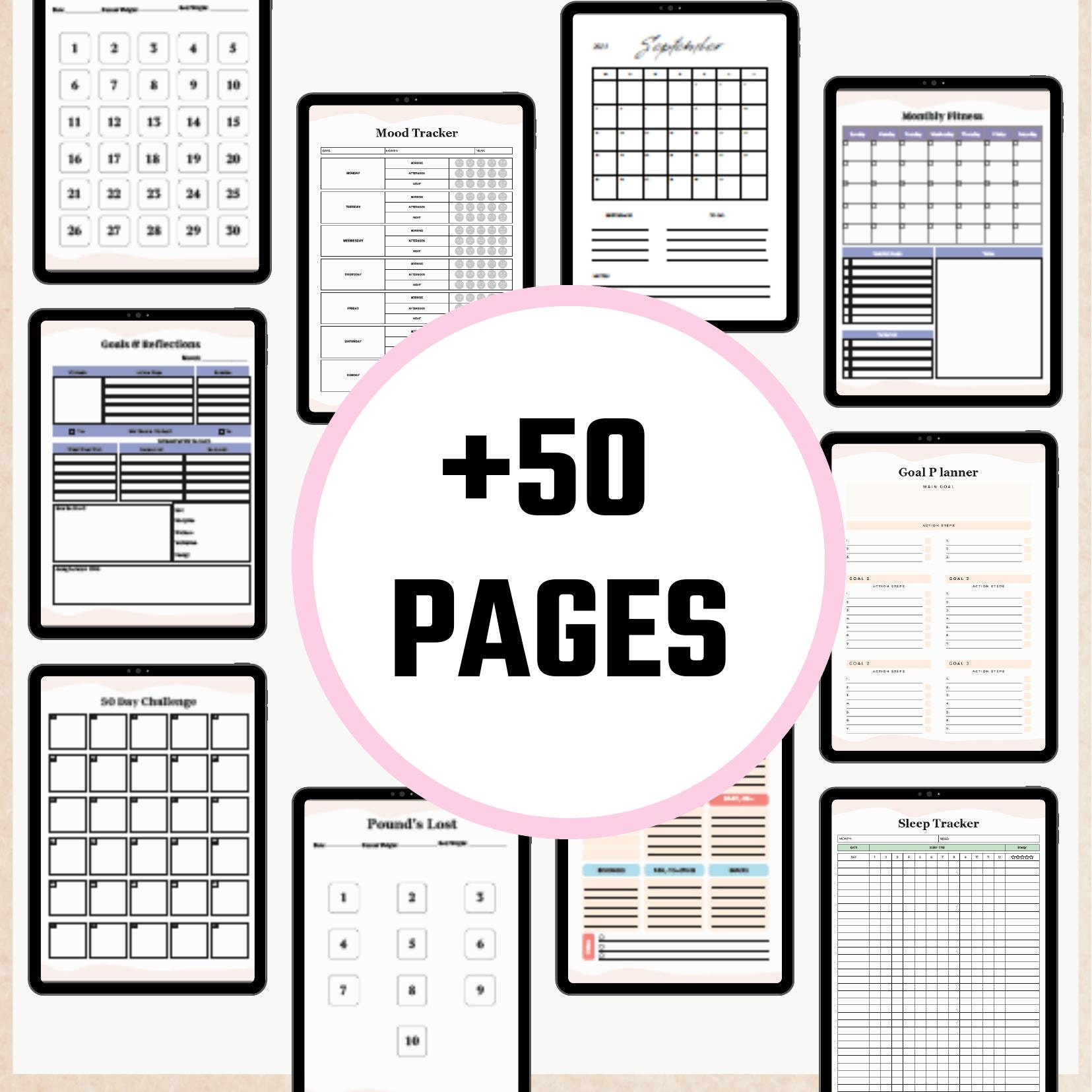 ADHD Digital Planner (made by an Adhder) for Ipad, Goodnotes + Android ...