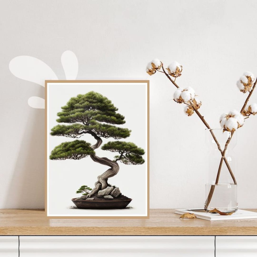 Japanese Watercolour Wall Art Set - Pagoda, Sakura Blossoms, Asian ...