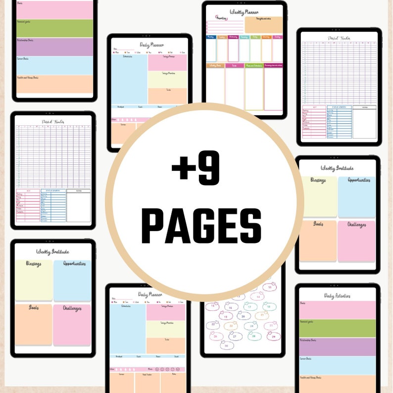 THAT GIRL Planner- Best Digital Planner, Weekly Planner, Printable ...