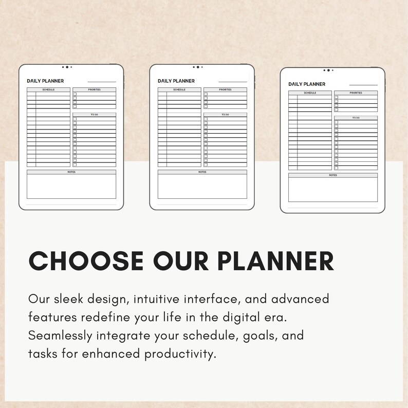 Digital Daily Schedule to Do List, Task Tracker, and Productivity ...