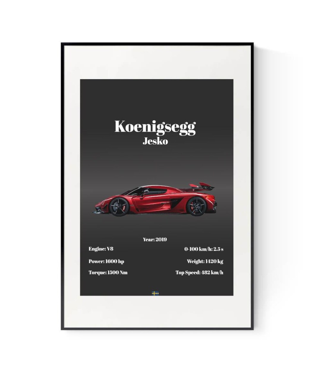 Koenigsegg Jesko Poster | Digital Download | Hyper Car Poster | Super ...