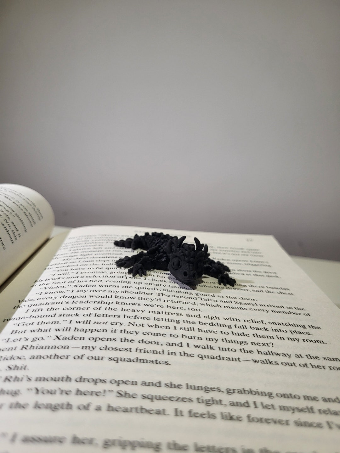 Black Baby Dragon 3D Printed - Etsy