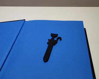 Tuxedo CAT Bookmark, Black and White Cat Plush Bookmark, Cute Animal ...