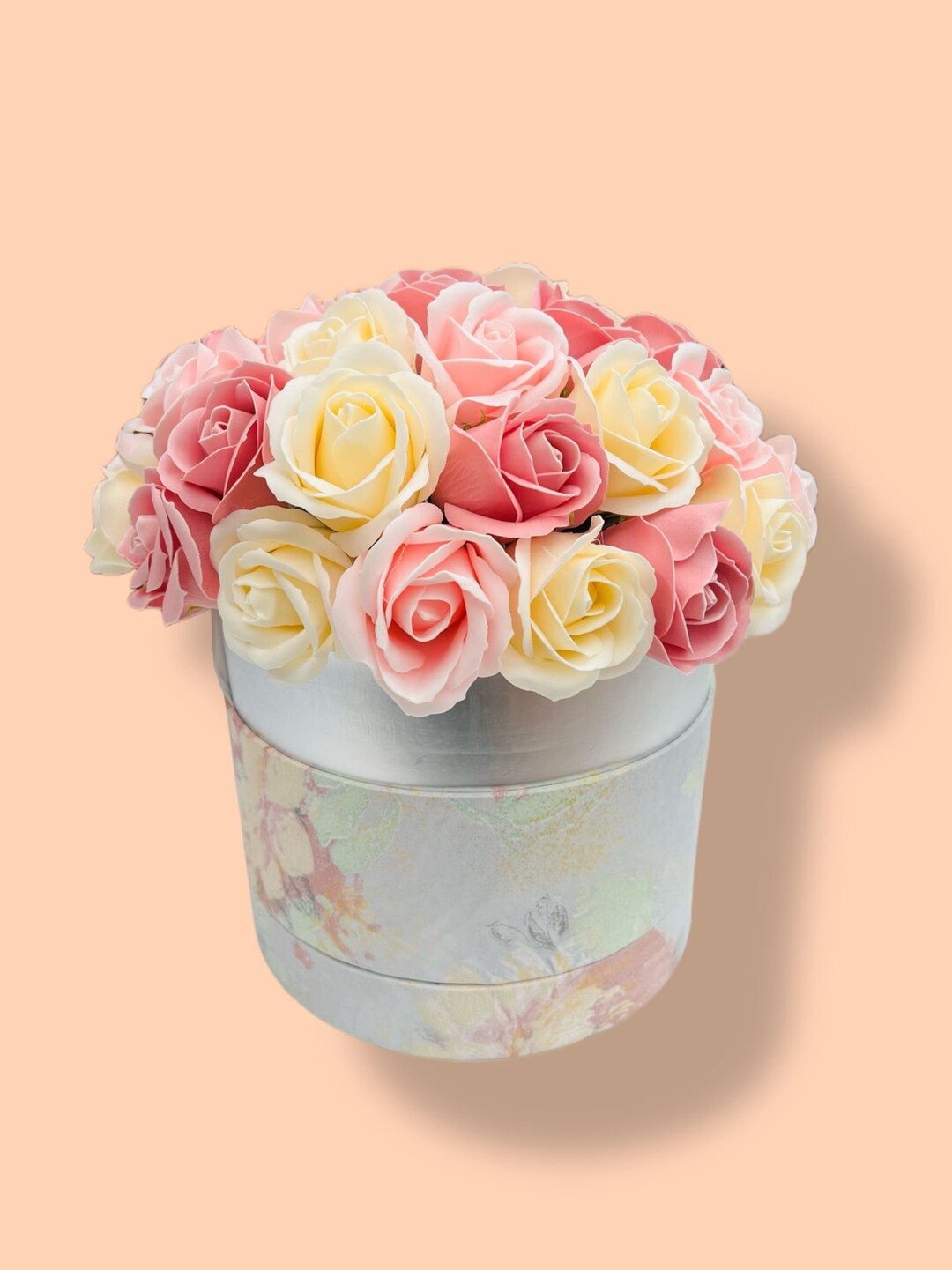 Pink Rose Bucket - Etsy