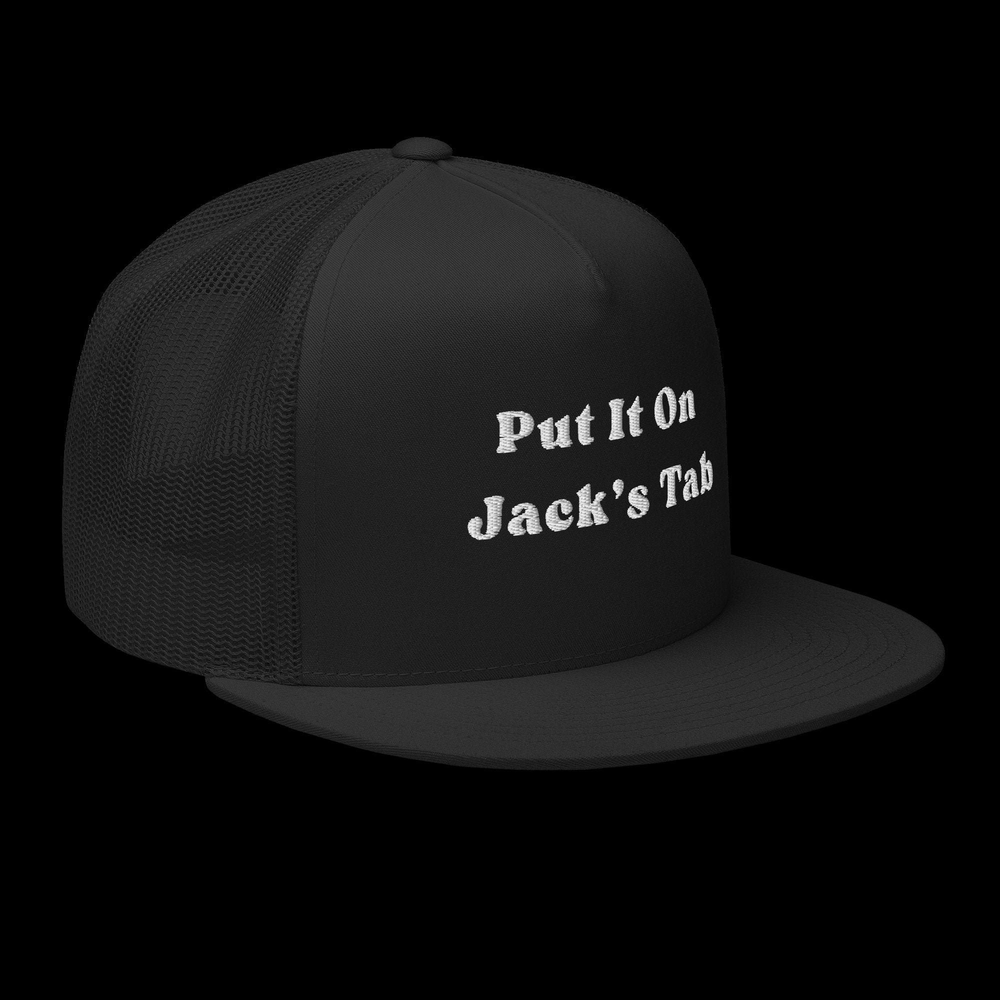 Personalized Embroidered Hat, Put It on My Tab Hat, Custom Funny Gift ...