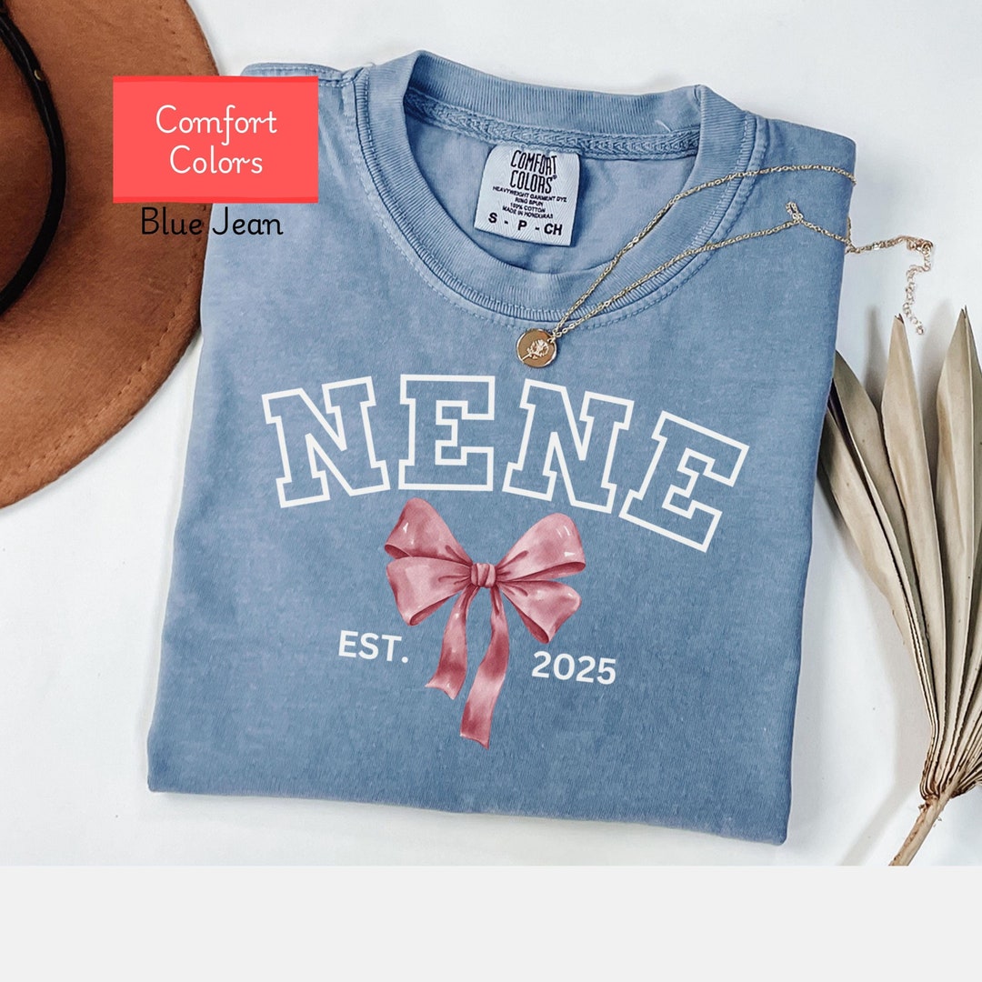 Comfort Colors Nene Shirt, Coquette Grammy Shirt, Mothers Day Gift for ...