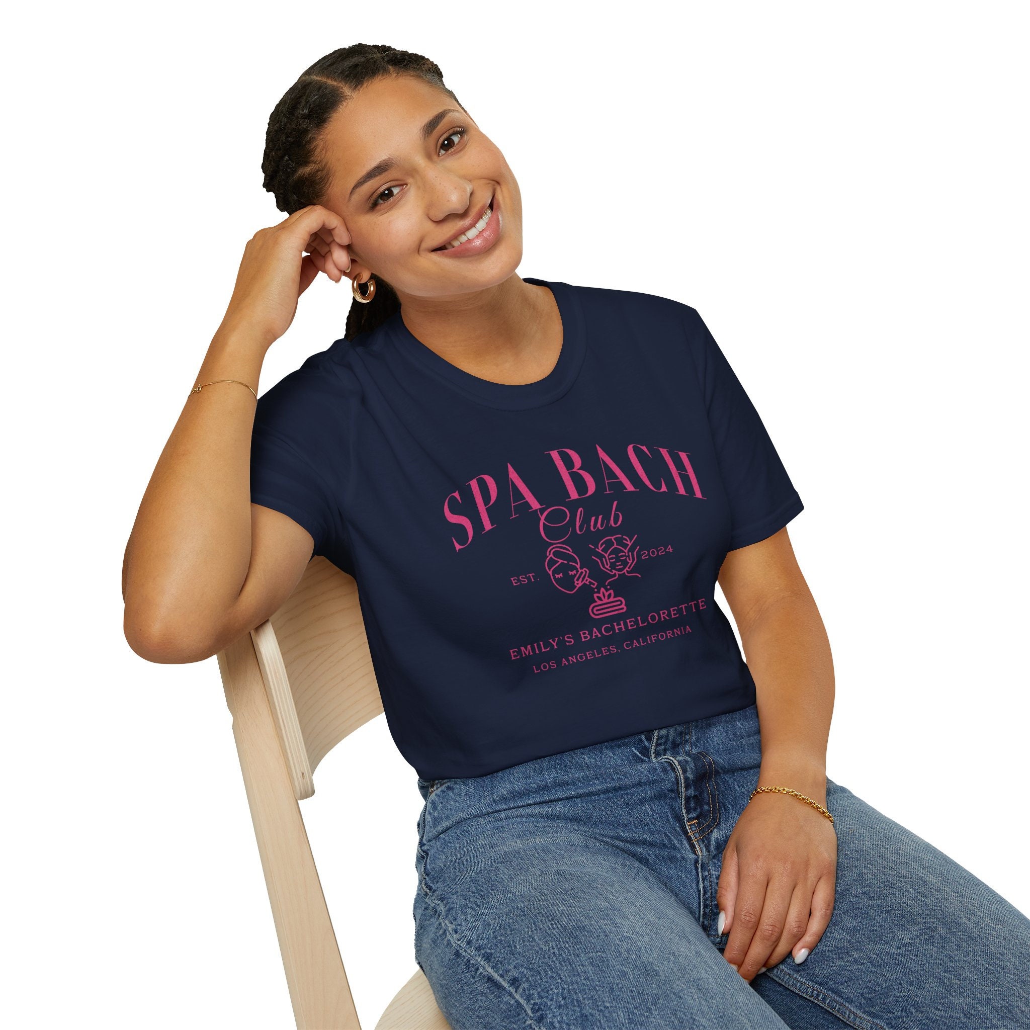 Custom Spa Bachelorette Party Shirts,personalized Bridesmaid Shirts ...