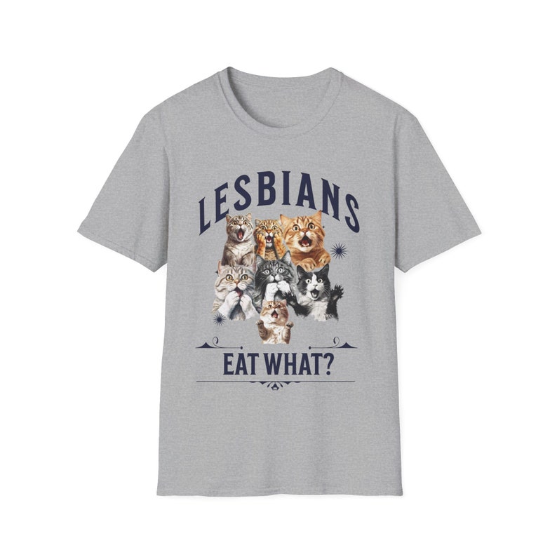 Funny Pride Shirt, Lesbians Eat What Shirt, LGBT Cat Shirts, Funny Gay ...