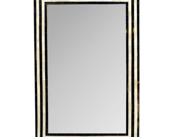 Bone Inlay Rectangular Mirror , Bone Inlay Mirror, Bone Inlay Wall ...