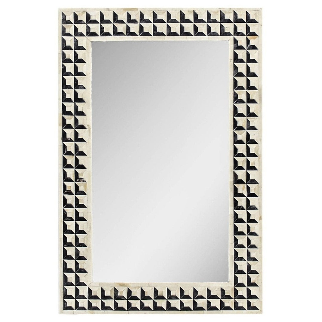 Bone Inlay Rectangular Mirror , Bone Inlay Mirror, Bone Inlay Wall ...