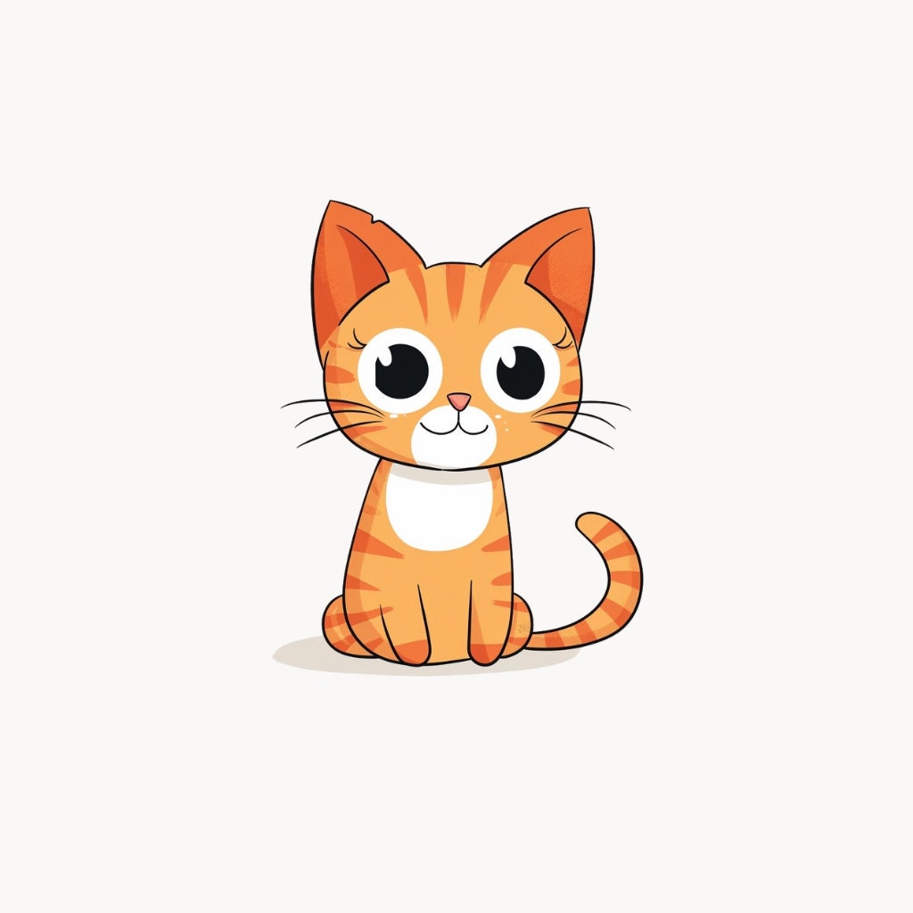 My Sweet 34 Cats Clipart Bundle, Cute Cat PNG, Kitten Graphics, Cute ...