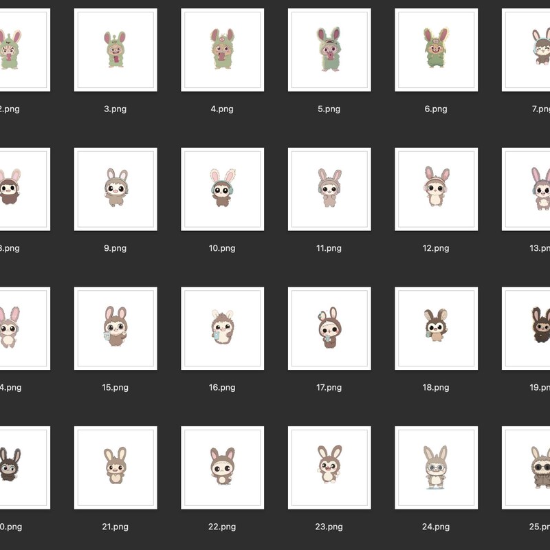Labubu box template - Etsy España