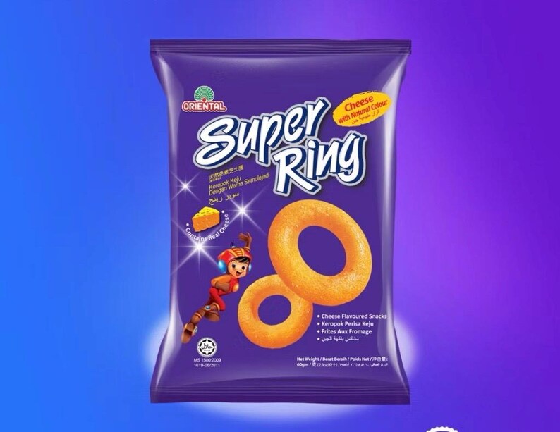 Super Ring Cheese Ring (60g X 1) - Etsy