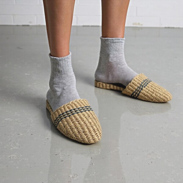 Straw Sandals - Etsy