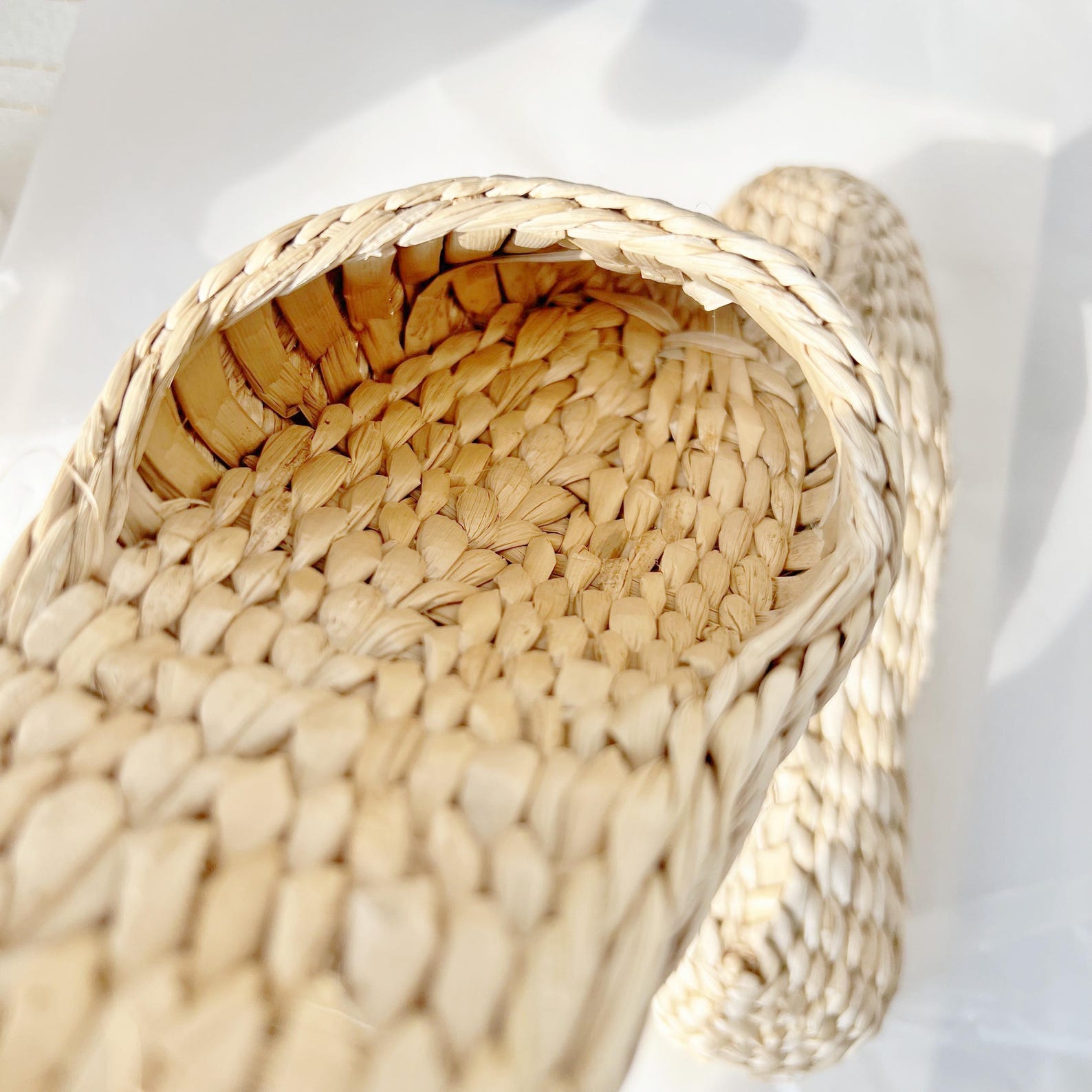 Handmade Cattail Straw Slippers: Eco-friendly House Shoes - Etsy