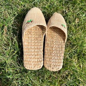 Handmade Straw Sandals - Eco-friendly Natural Woven Biodegradable ...