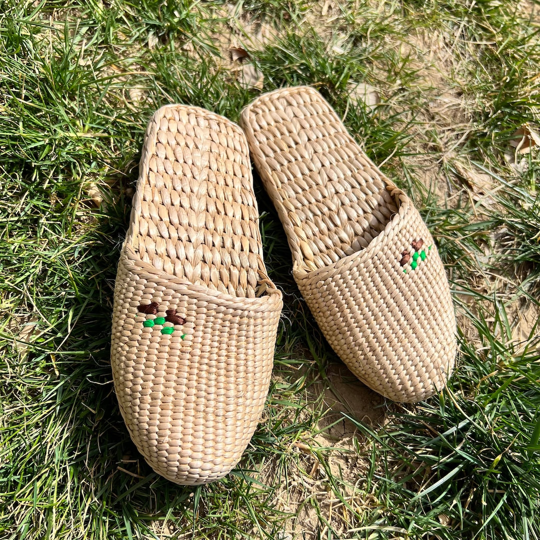Handmade Straw Sandals - Eco-friendly Natural Woven Biodegradable ...
