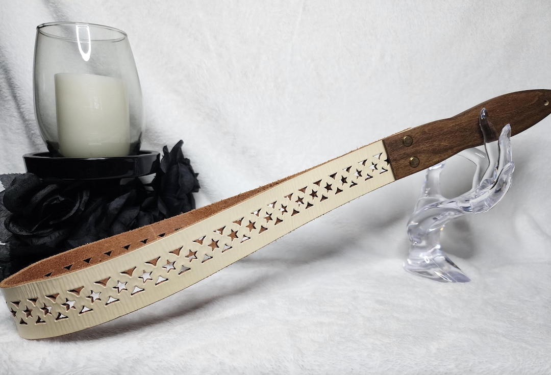 Spanking Belt With Handle. BDSM Flogging Belt for Impact Play. Unique ...